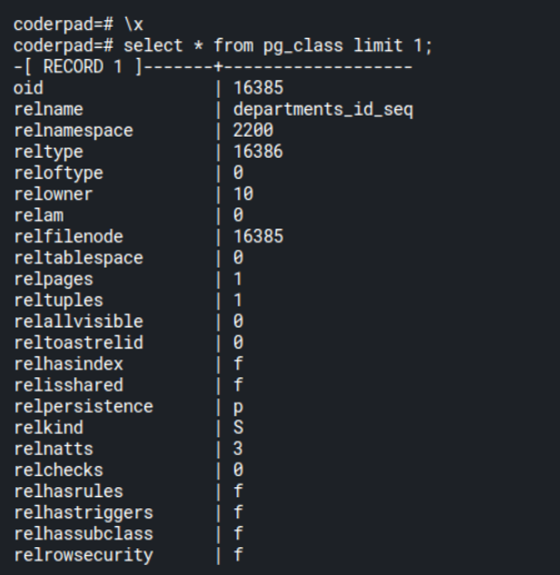 How To Get Metadata From Postgresql System Catalogs Coderpad