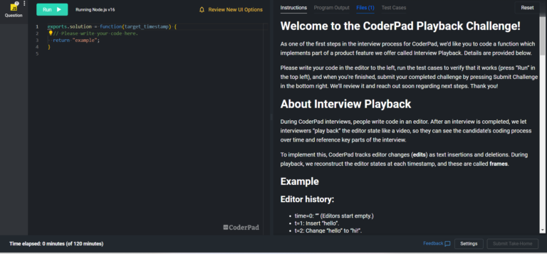 Interview preparation guide - CoderPad Interview Docs