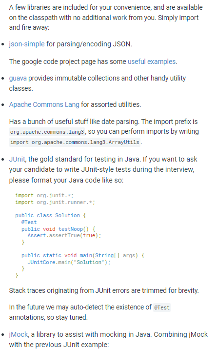 Unit Testing Coderpad Interview Docs